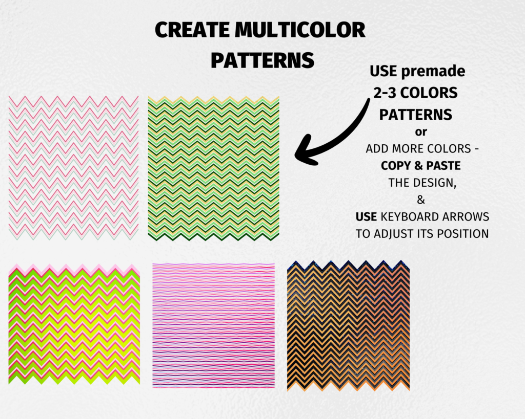 Chevron Canva Frame, Zig Zag Canva Frame Stripes, Digital, Chevron ...