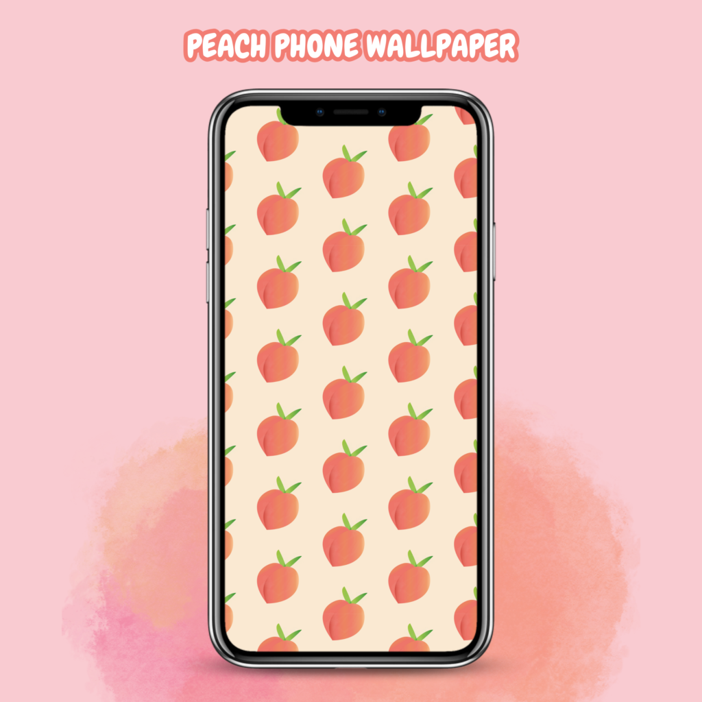 Peach IPhone Android Background, Wallpaper for iPhone, Mobile ...