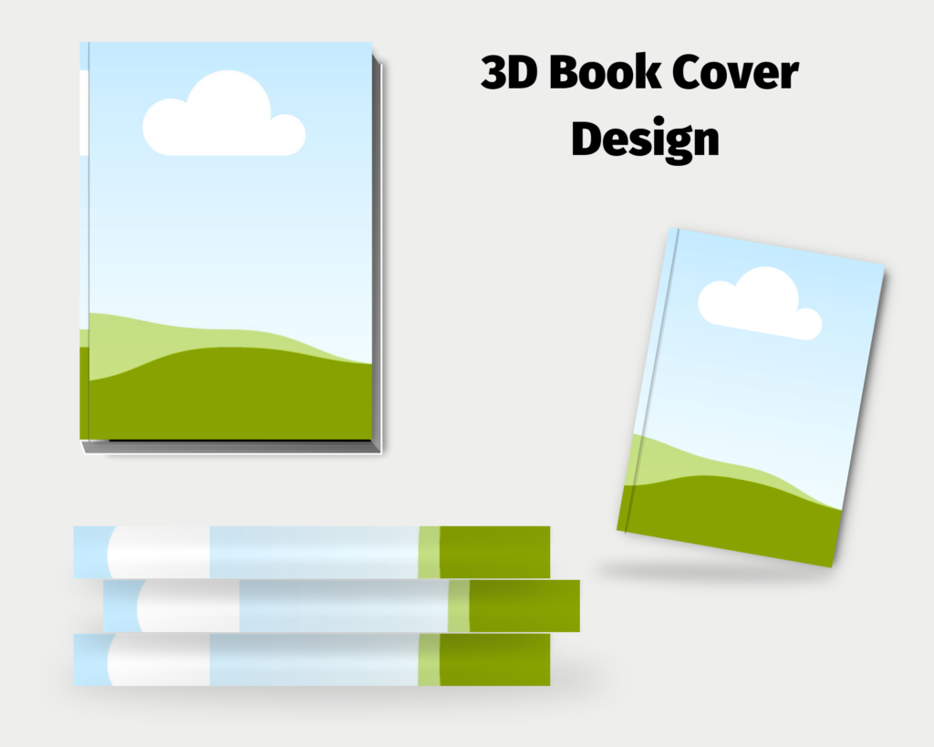 Book Mockup Canva, Book Cover Mock up Template, A4, US Letter, KDP ...