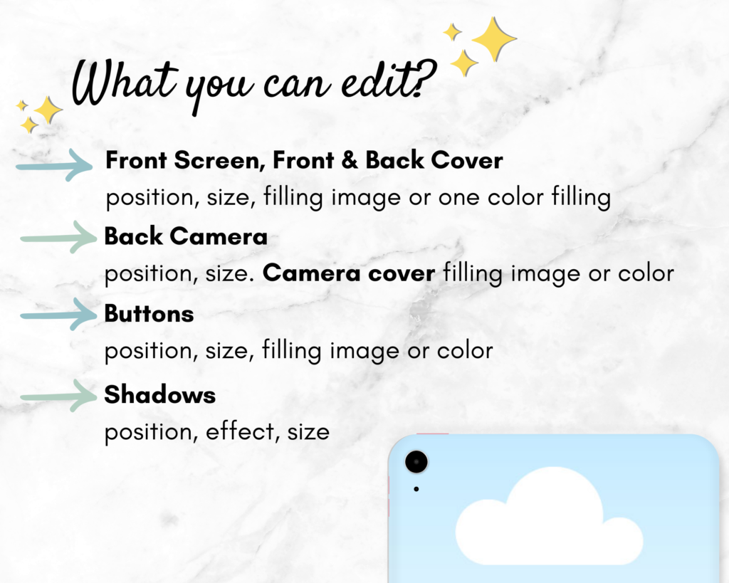 iPad Mockup Canva 10th Generation iPad Template Tablet Case Sublimation ...