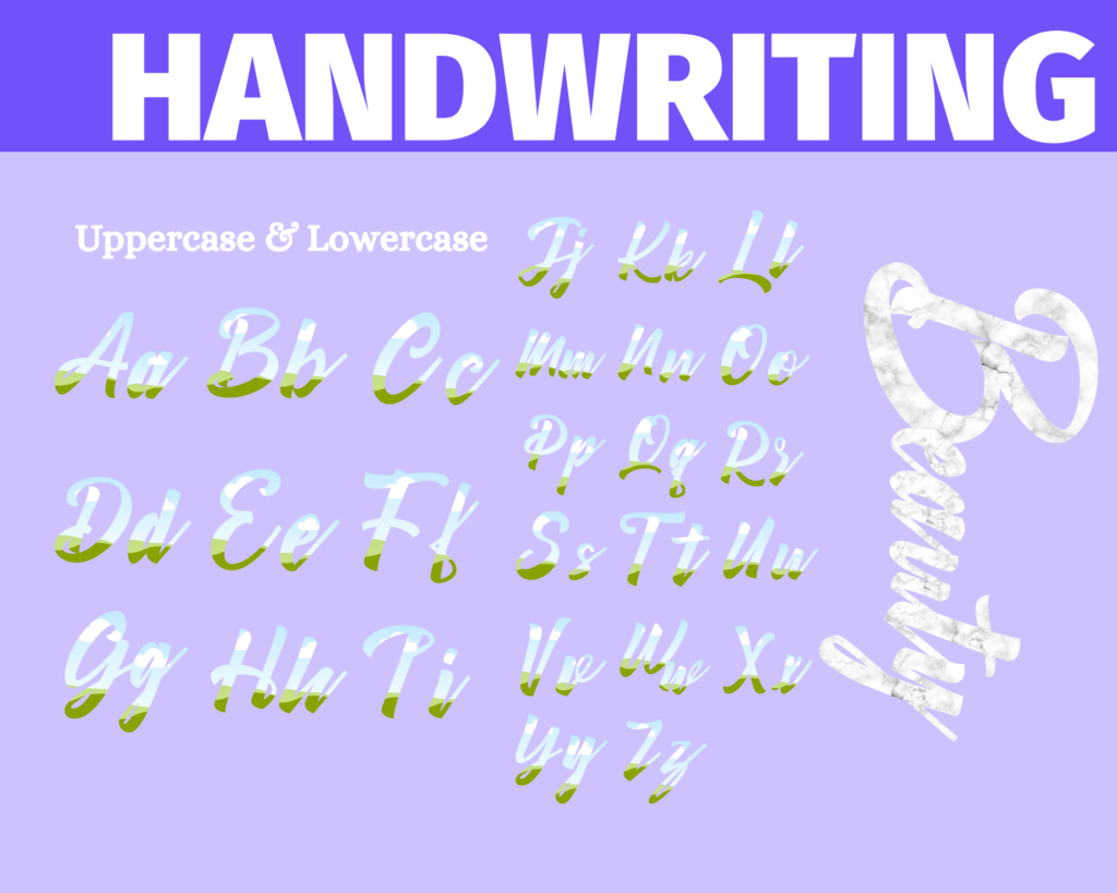 Canva Alphabet Letters CANVA LETTERS BUNDLE Canva Frame Template Doodle ...