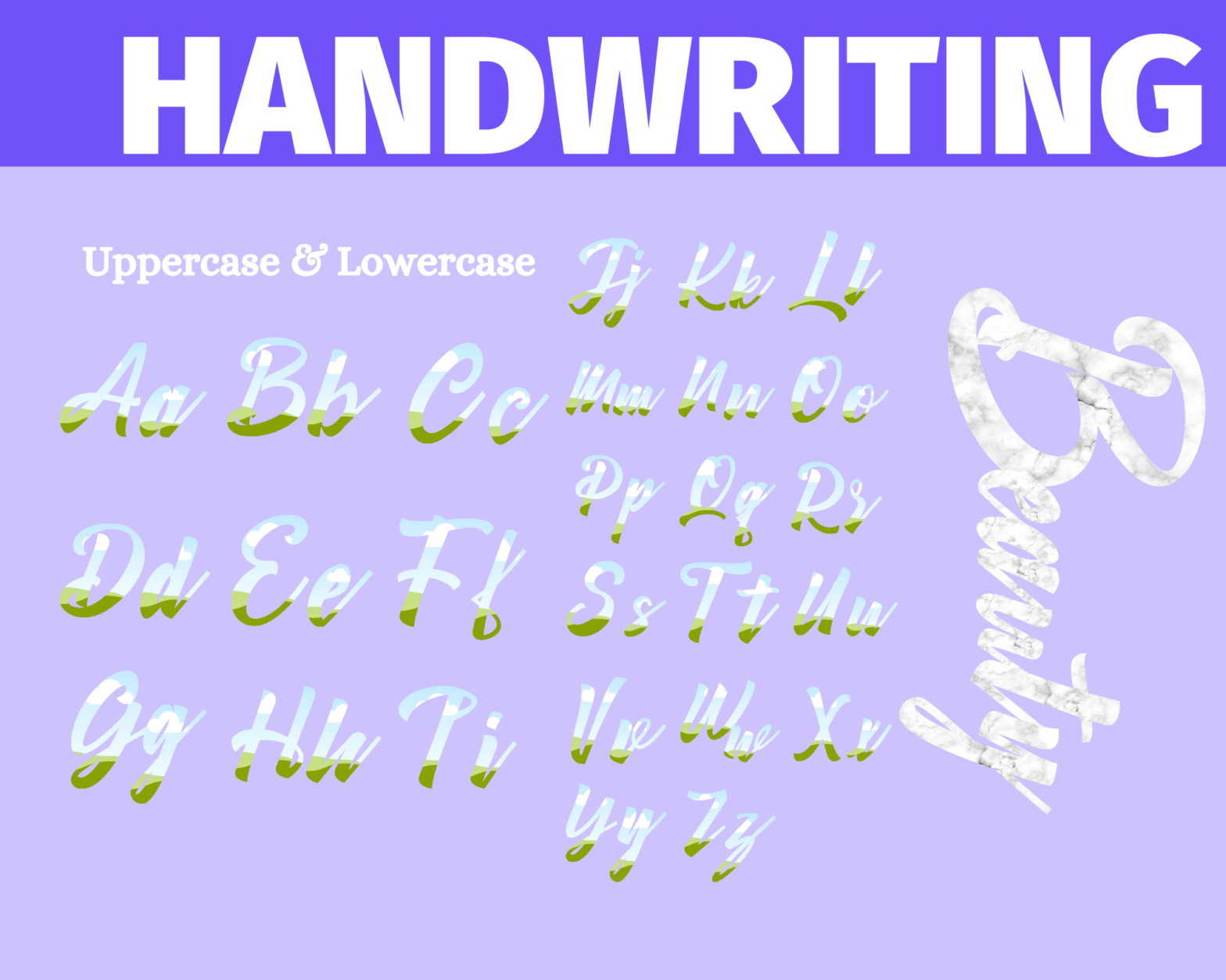 Canva Alphabet Letters CANVA LETTERS BUNDLE Canva Frame Template Doodle ...