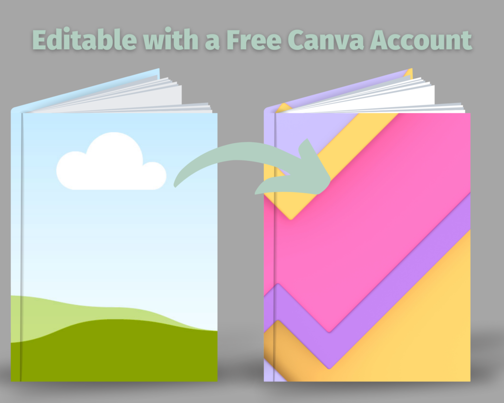 Hardcover Journal Mockup, Notebook, Diary, Planner, Mockup, Book Cover ...