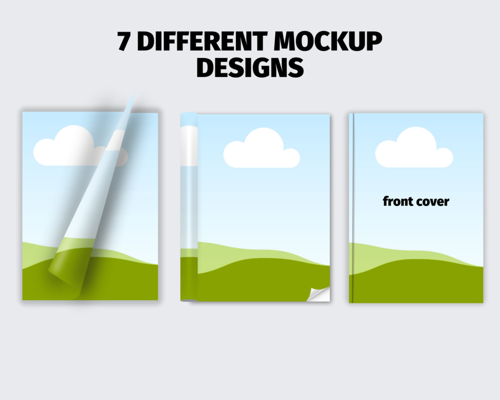 Magazine Mockup Canva Template, A4 Magazine Mockup Template, Digital ...