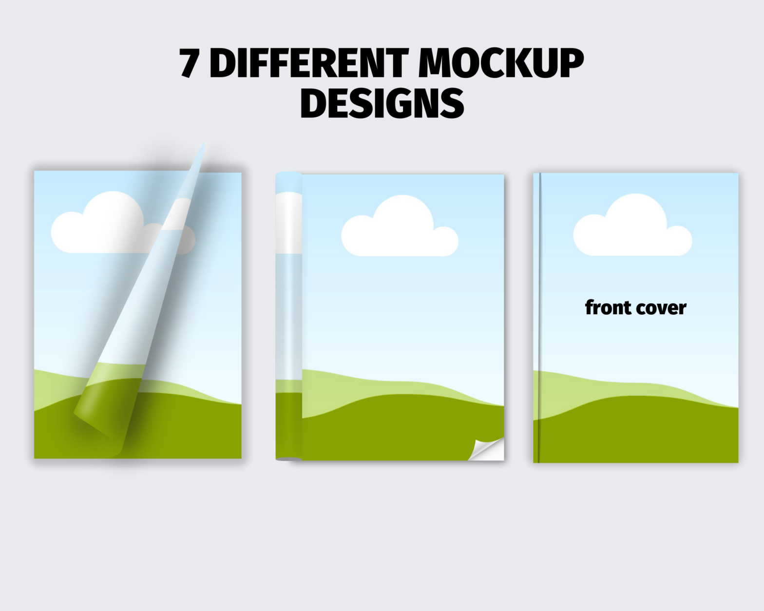 Magazine Mockup Canva Template, A4 Magazine Mockup Template, Digital ...