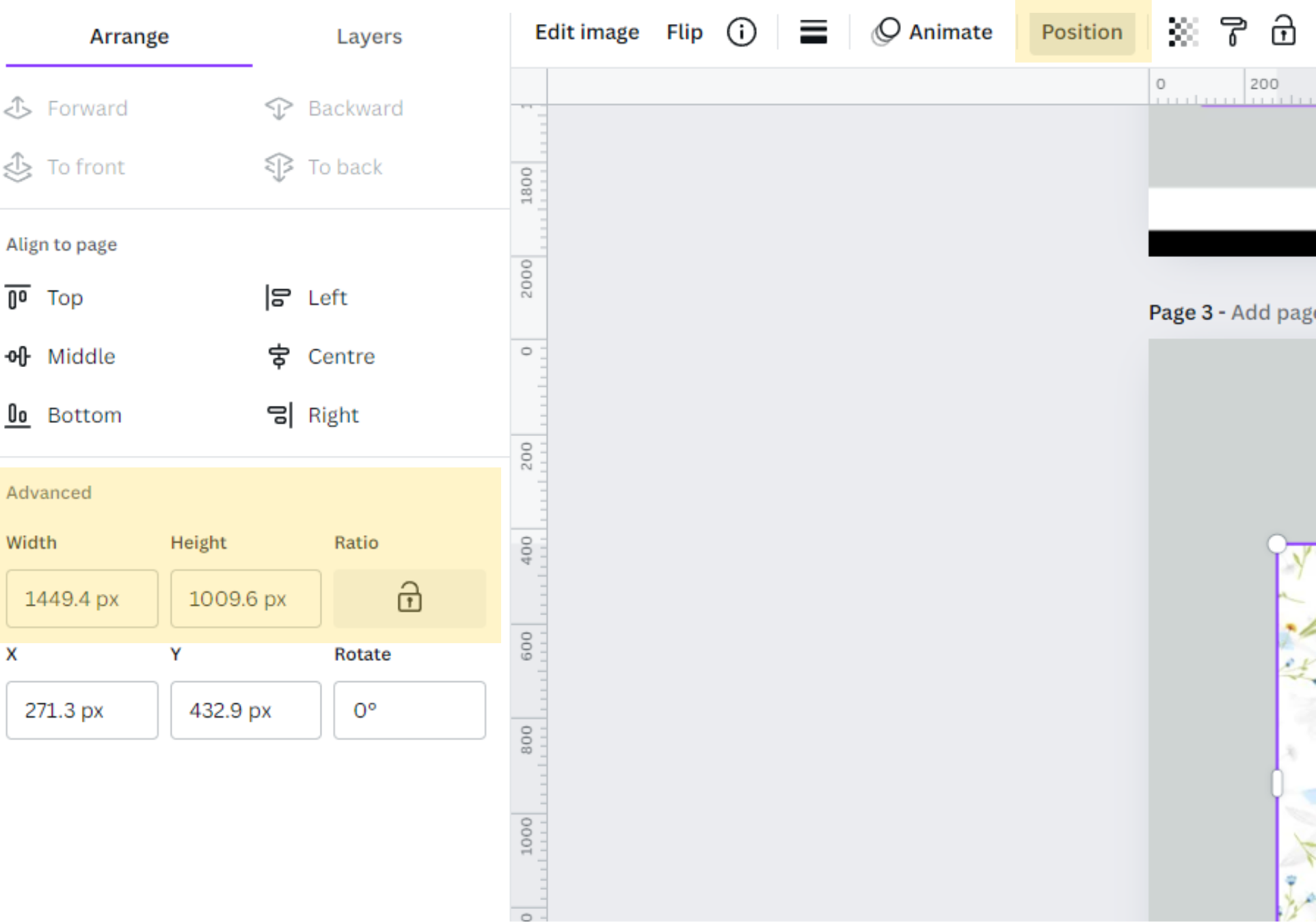 How to resize photo without cropping in Canva - GraphiCarola