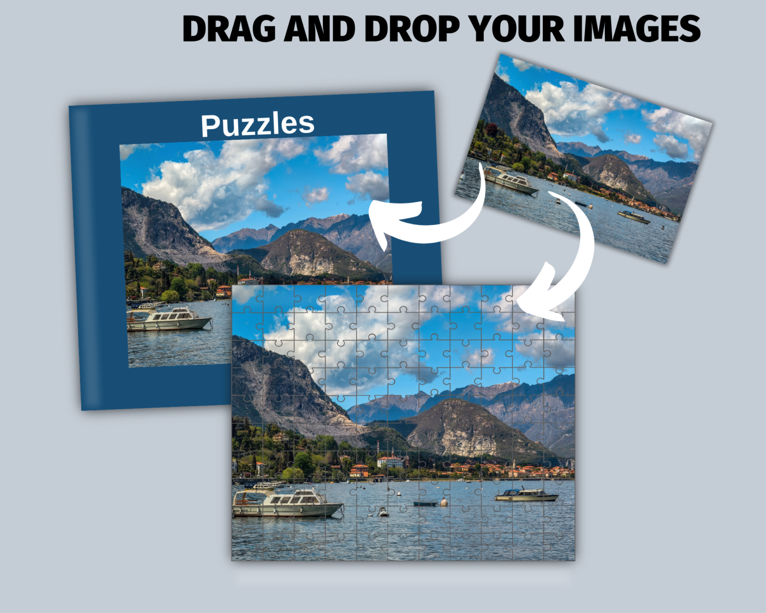 Puzzles Canva Mockup, Jigsaw puzzles Mockup, Puzzle Box, Puzzle Picture, Canva Frame Template ...