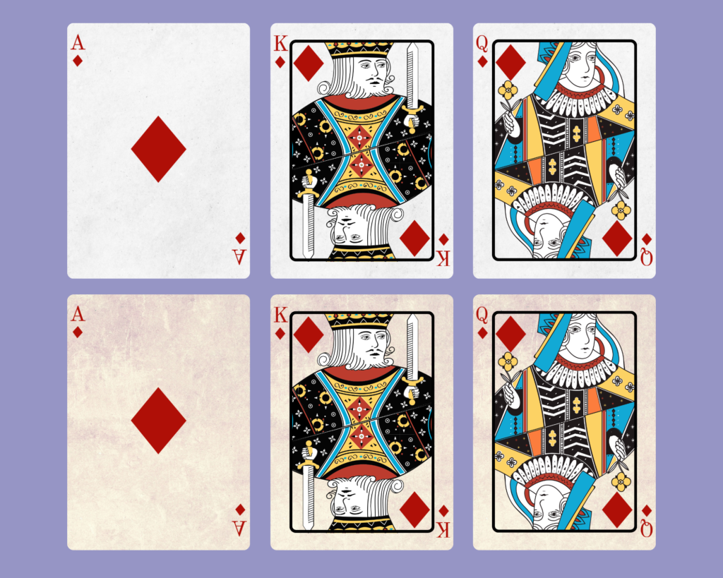 Playing Cards Canva Template, Poker Cards Mockup, Custom Cards Ace ...